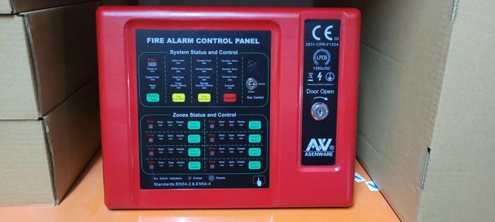 Jual Master Control Fire Alarm Panel MCFA 4 Zone ASENWARE - LPCB Approved - Jakarta Barat ...