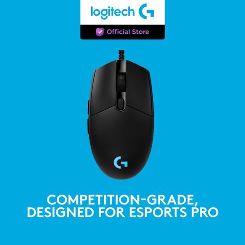 Jual Logitech G Pro Mouse Gaming Wired Sensor HERO 25K DPI for E-Sports ...