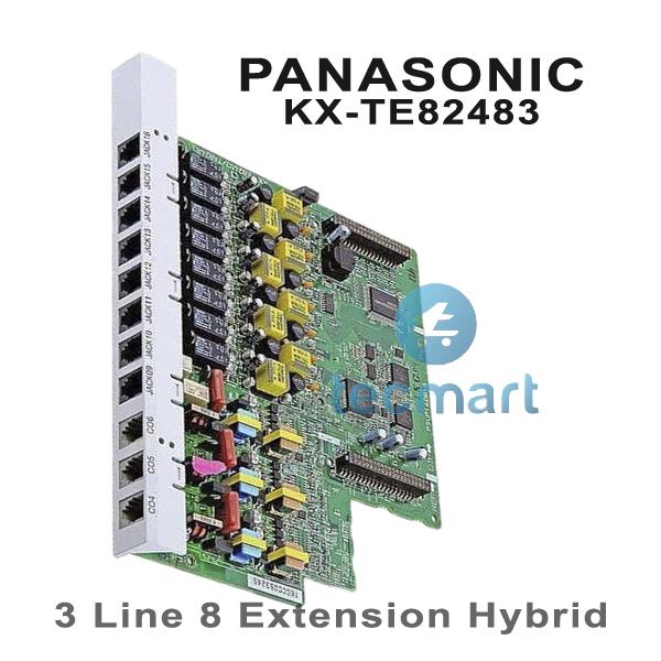 Jual Card PABX PANASONIC KX-TE82483 Expansion PABX 3 Line 8 Extension ...