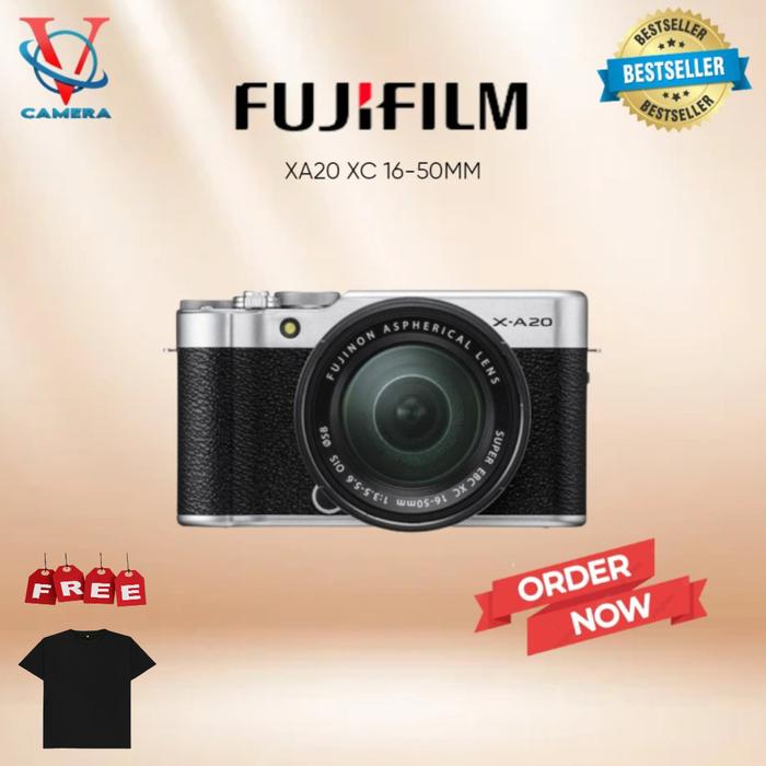 Jual Mirrorless Fujifilm XA20 kit 16-50mm - Camera fuji film X-A20 kit ...