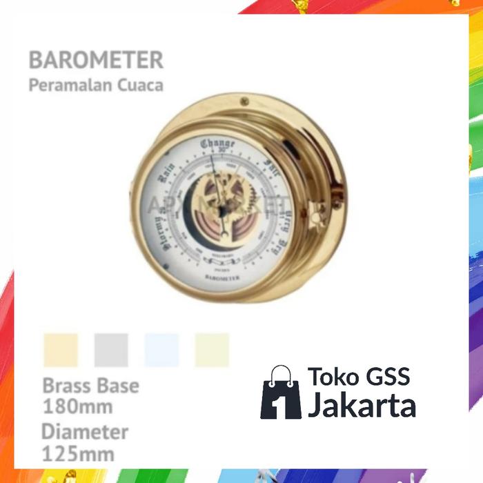 Jual BAROMETER 7 inchi Aneroid Barometer Peramal Cuaca - Jakarta Barat ...