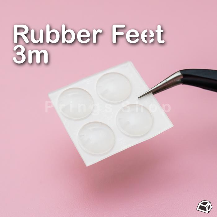 Jual Ready 3m sillicone rubber feet kaki keyboard mechanical - Jakarta ...