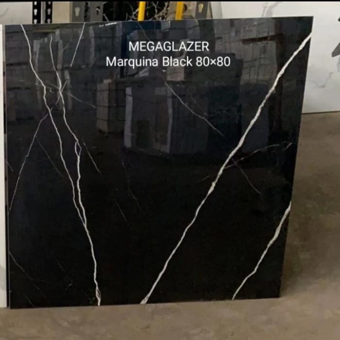 Jual granit 80x80 Marquina black Glazed lantai/dinding - Kab. Bogor ...