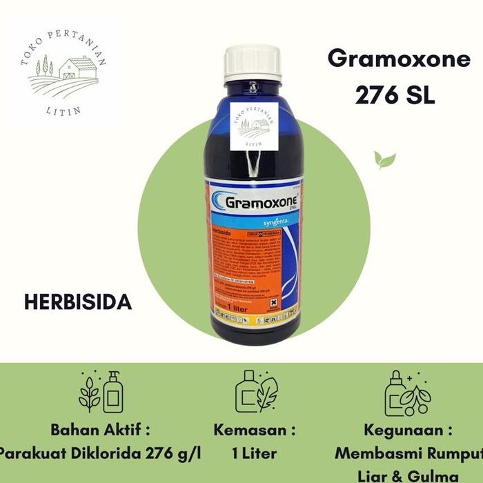 Jual Gramoxone 276 SL - 1 Liter(Herbisida) Obat Pembasmi Rumput, Gulma ...