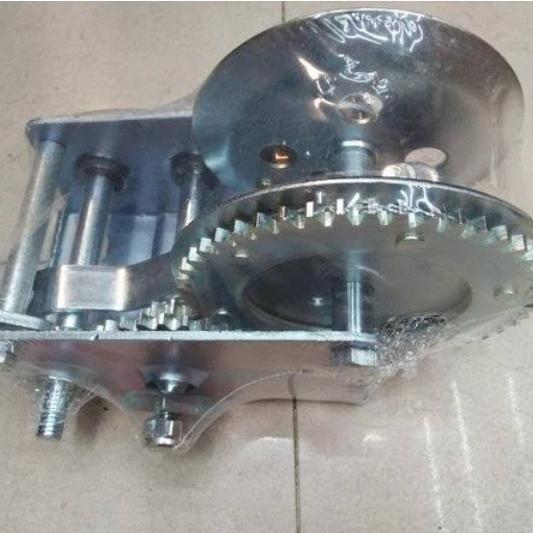 Jual Katrol Manual Kerekan Tangan 1200lbs Hand winch sling 50M, 2mm ...