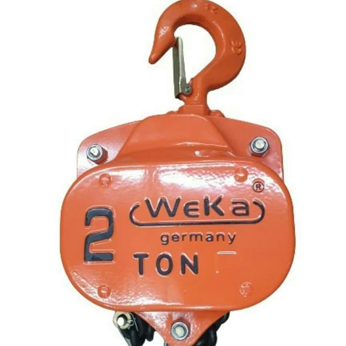 Jual Takel 2 Ton x 15 meter Heavy Duty WeKa / Chain Block 2 Ton x 15 ...
