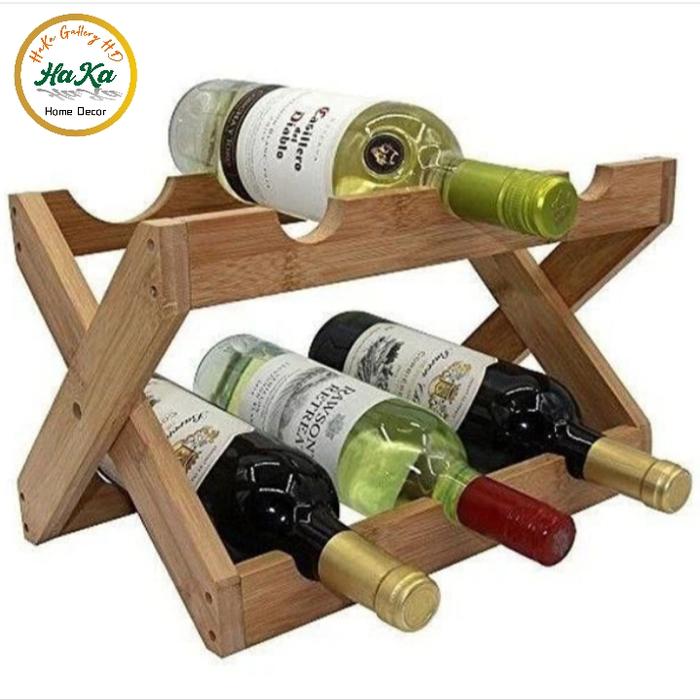 Jual Rak Wine Kayu/ Rak Sirup/ Rak Botol Minuman - Kab. Bekasi - Haka ...