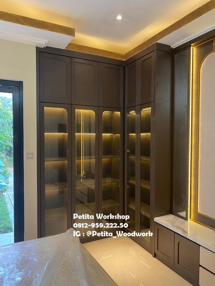 Jual Lemari Pakaian Panel Kaca Geser - Sliding Wardrobes Mirror Door ...