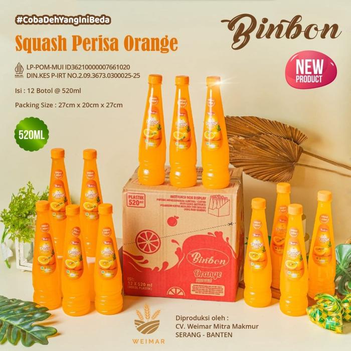 Jual Binbon Sirup Lebaran Orange Squash Sirup Segar Jeruk Sirup Botol 520ml - Jakarta Utara ...