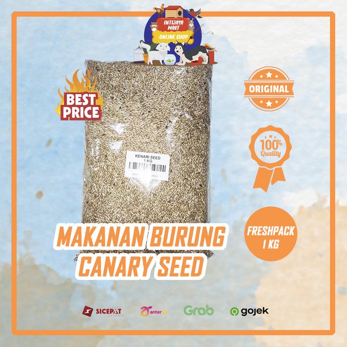 Jual Canary Seed Repack Kiloan | Makanan Pakan Burung Kenari Canary 1Kg ...