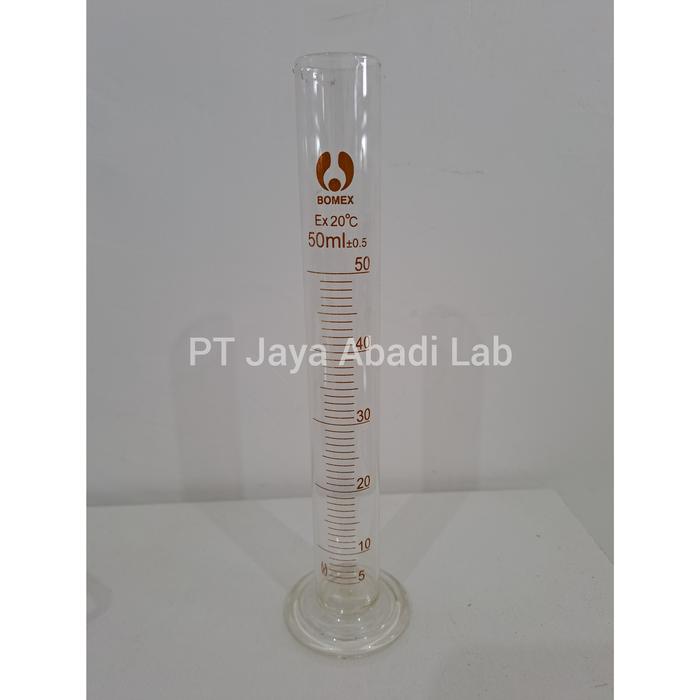 Jual tabung ukur kaca 50 ml measuring cylinder gelas ukur kaca - Kota ...