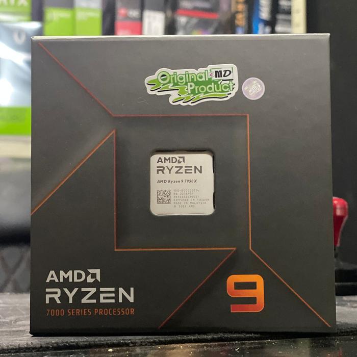 Jual PROCESSOR AMD RYZEN 9 7950X AM5 BOX ORIGINAL - Kota Bandung - kreasie computama | Tokopedia
