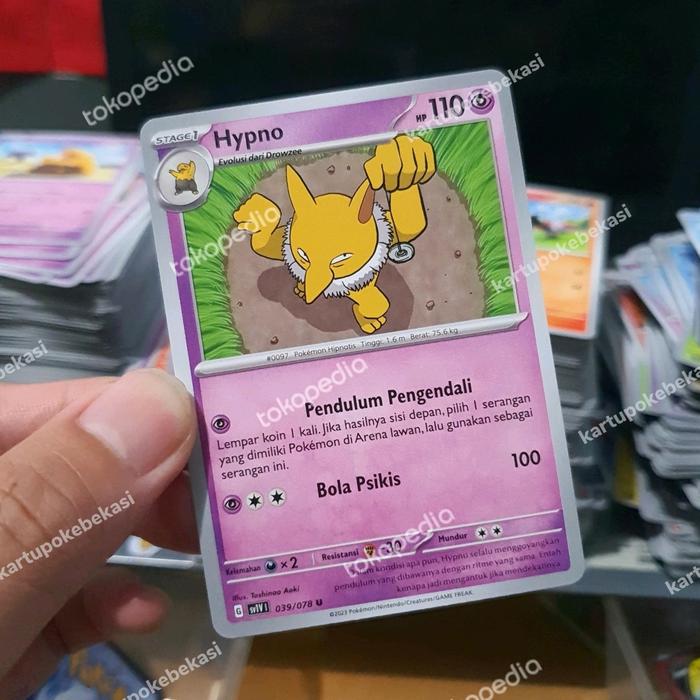 Jual Hypno U Sv1V 039/078 kartu pokemon TCG Indonesia - Kota Bekasi - kartupokebekasi | Tokopedia