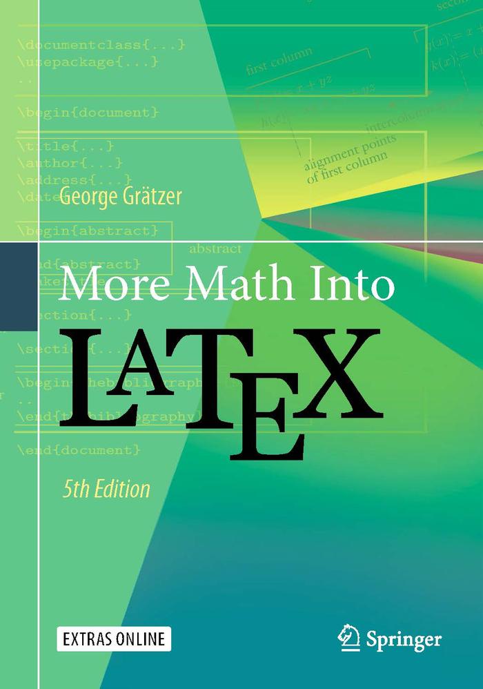 Promo Buku George Grätzer - More Math Into LaTeX-Springer - Kab. Bogor ...