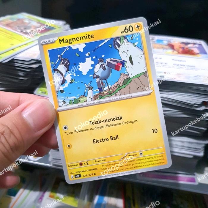 Jual Magnemite C SV1V 026/078 kartu pokemon TCG Indonesia - Kota Bekasi - kartupokebekasi ...