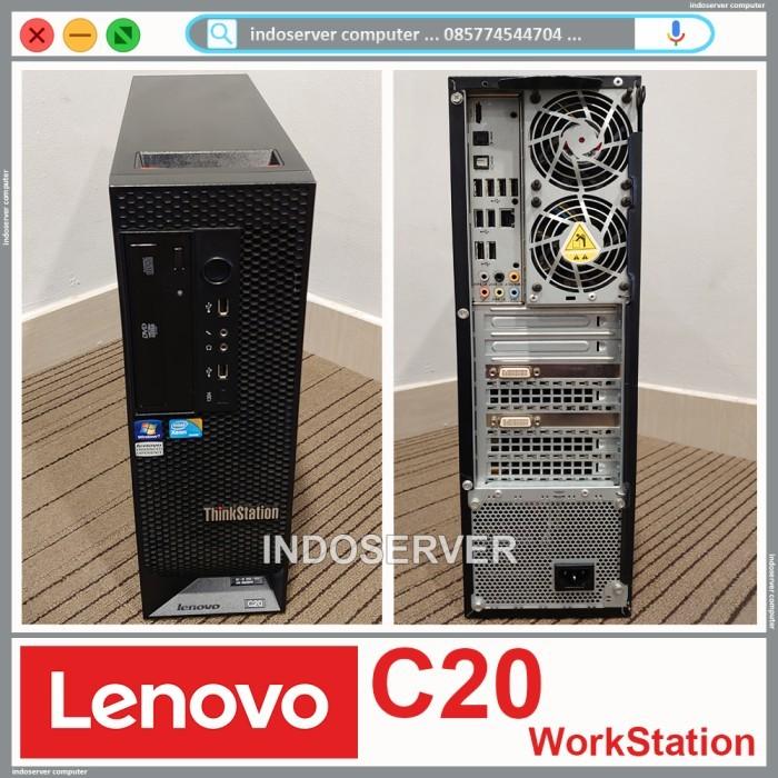 Jual LENOVO ThinkStation C20 24 CPU Setara HP Z600 HP Z800 NO SSD VGA ...