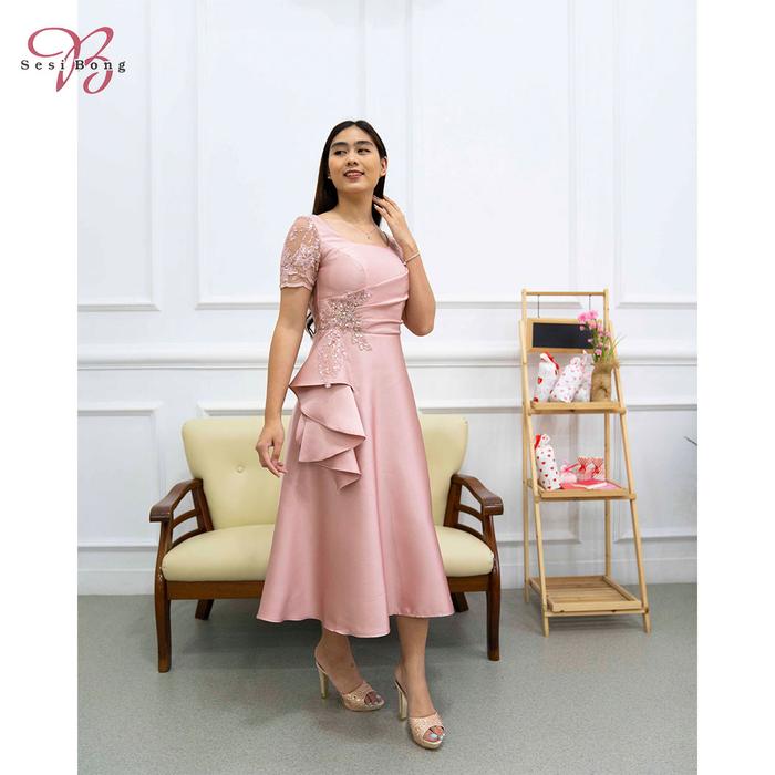 Jual Gaun Pesta 4037 Dusty Pink - Jakarta Utara - Sesi Bong | Tokopedia