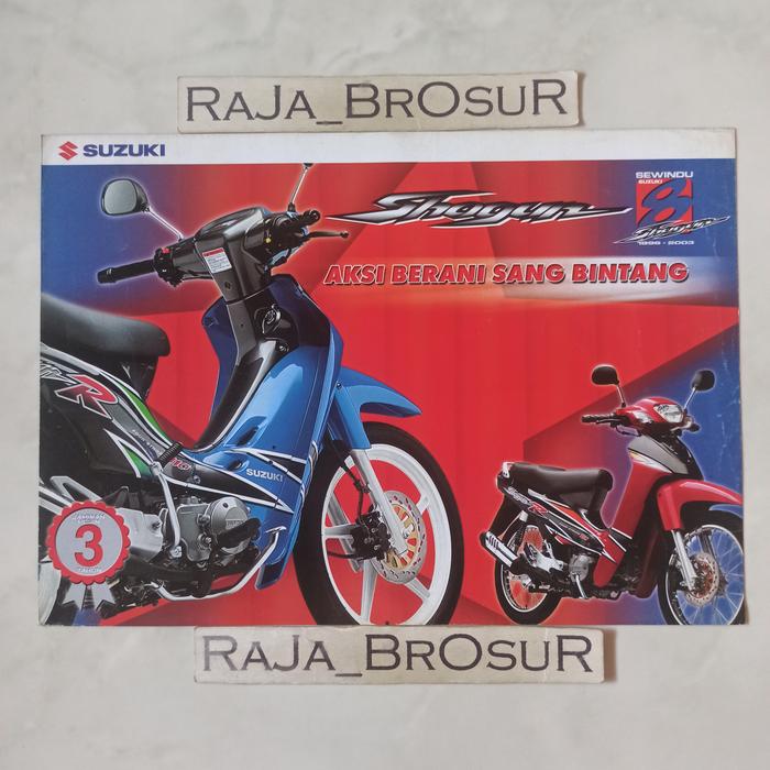Jual Poster brosur katalog leaflet Suzuki Shogun R 110/Shogun 110R 2003 ...