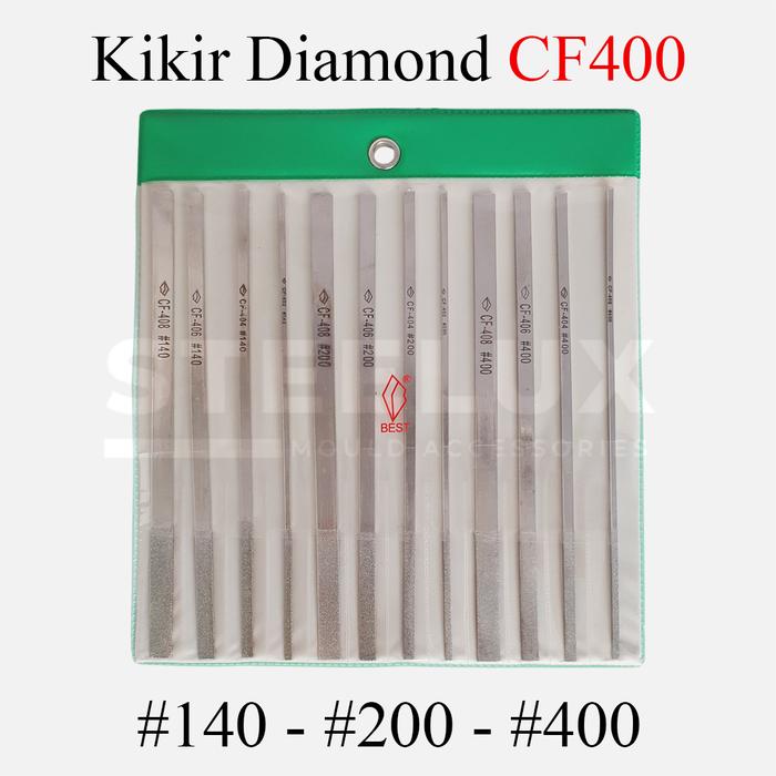 Jual Kikir Diamond/Intan CF400 BEST Set 12pcs 2/4/6/8x180 #140 #200 #400 - Kota Tangerang ...