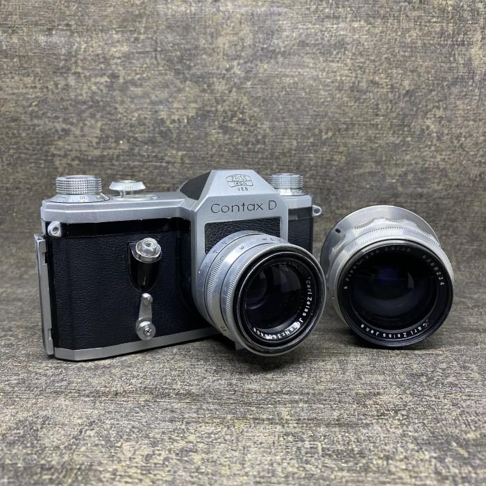 Jual contax d biotar 58mm f2 flektogon 35mm f2.8 kamera analog - Kota ...
