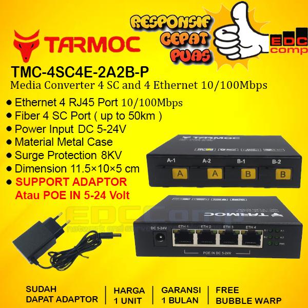 Jual Media Converter 4 Port FO 4 Port LAN 100 Base-T / 4 FO 4 LAN ...