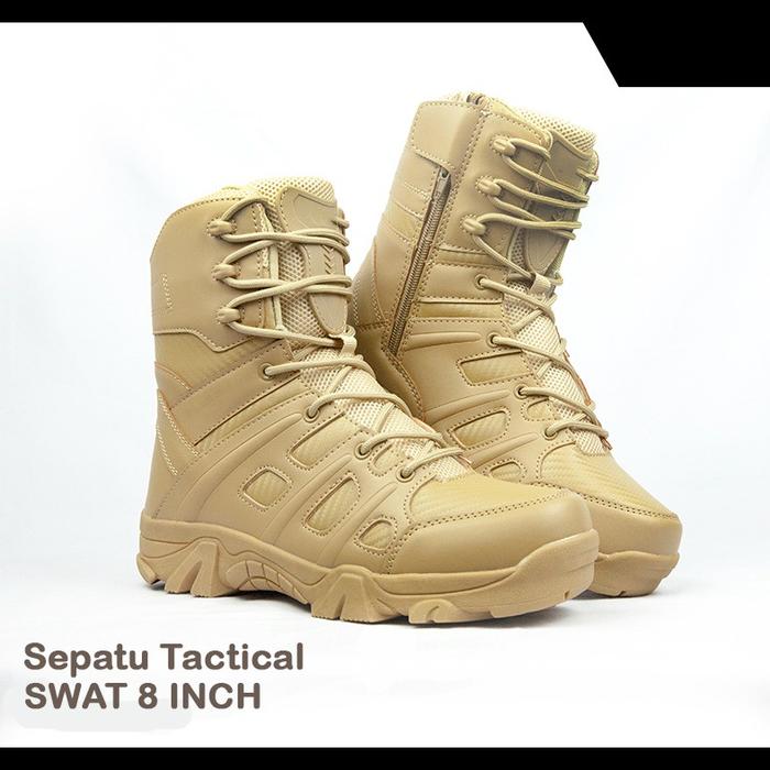 Jual Sepatu Tactical Boot 511 KREM - 5AA 8'INCH COKLAT - PDL KEMHAN POL ...