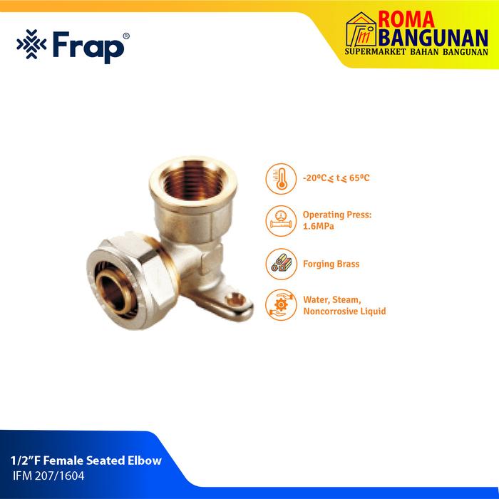 Jual Frap Pipe Fittings Female Seated Elbow IFM.207.1604 Fitting Pipa Air - Kab. Karawang - Roma ...