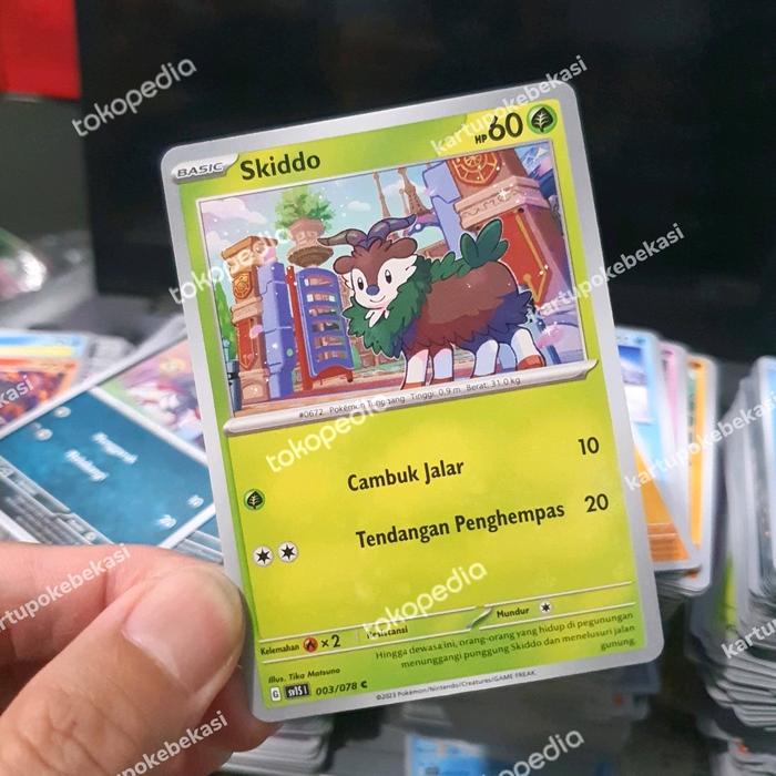 Jual Skiddo C SV1S 003/078 kartu pokemon TCG Indonesia - Kota Bekasi - kartupokebekasi | Tokopedia
