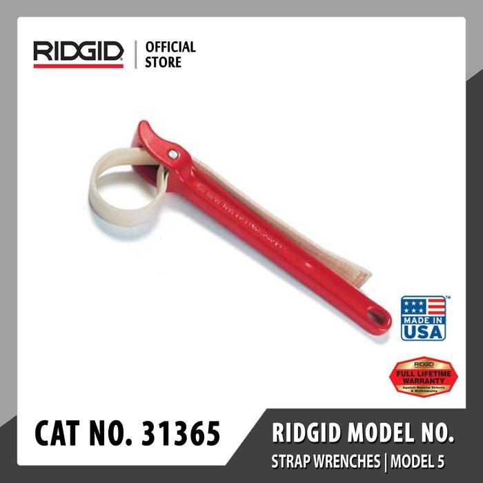 Jual RIDGID Strap Wrenches ,Model No 5 W/48 Strap-31365 - Jakarta Pusat ...