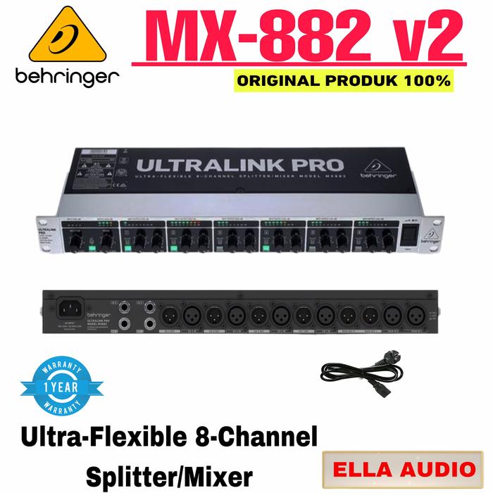 Jual Behringer MX882 V2 Splitter Ultra Flexible 8-channel - Jakarta ...