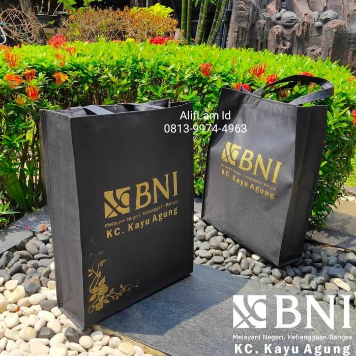 Promo Tas Jahit tebal custom/Goodie Bag Jahit kain d600 include print ...