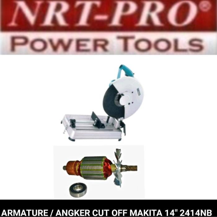 Jual armature / angker mesin cut off 14" type makita 2414NB nrt pro ...