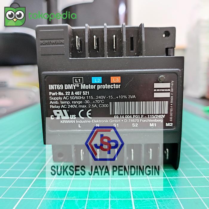 Jual Motor Protector Kriwan INT69 DMY Part No. 22A407S21 - Jakarta ...