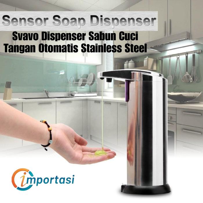 Jual Dispenser Tempat Sabun Cair Wastafel Cuci Tangan Otomatis ...