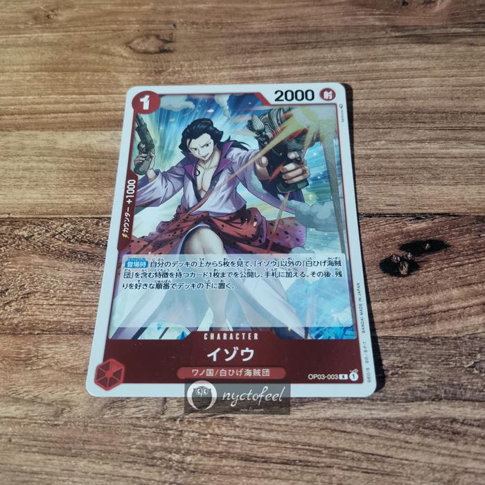 Promo ONE PIECE TCG / Kartu | OP03-003 Izo Rare R | JP - Kab. Bandung - nyctofeel shop | Tokopedia