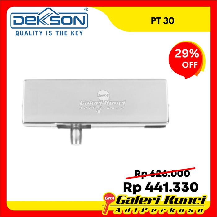Jual Patch Fitting Dekson Dekkson PT 30 PSS Jepitan Pintu Kaca Atas ...