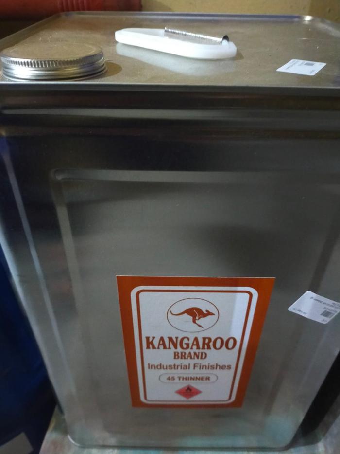 Jual Thinner KANGAROO 18 Liter tiner 45 Pengencer Cat Campuran Minyak ...