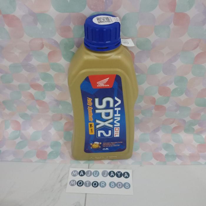 Jual oli spx 2 matic AHM/oli mesin matic 800 mil 10 W 30 api sl jaso mb ...
