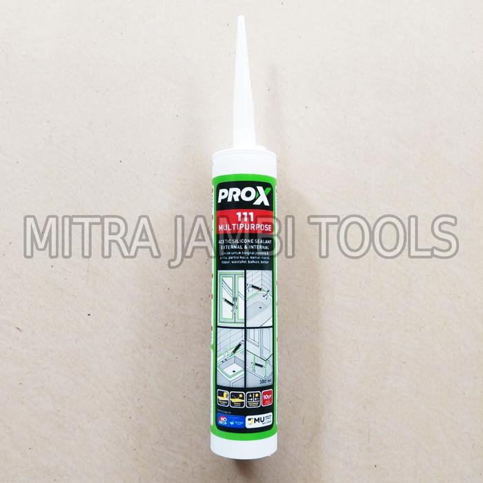 Jual LEM SILICONE SEALANT PROX 111 BY NO DROP UNTUK KACA / KERAMIK ...