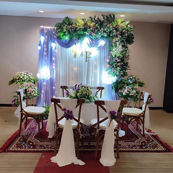 Jual backdrop akad nikah nuansa ungu 2 meter - Jakarta Barat ...