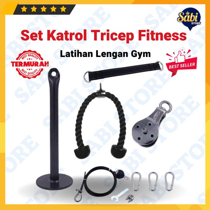 Jual Katrol Pulley Cable Machine Arm Gym Fitness 2M - Jakarta Barat ...