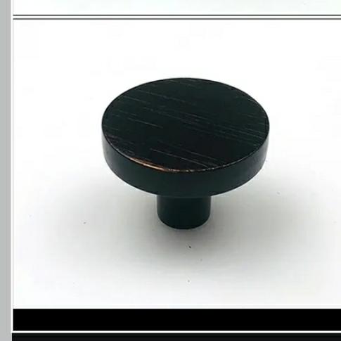 Jual Tarikan laci knob bulat lemari furniture handle hitam gold matt ...