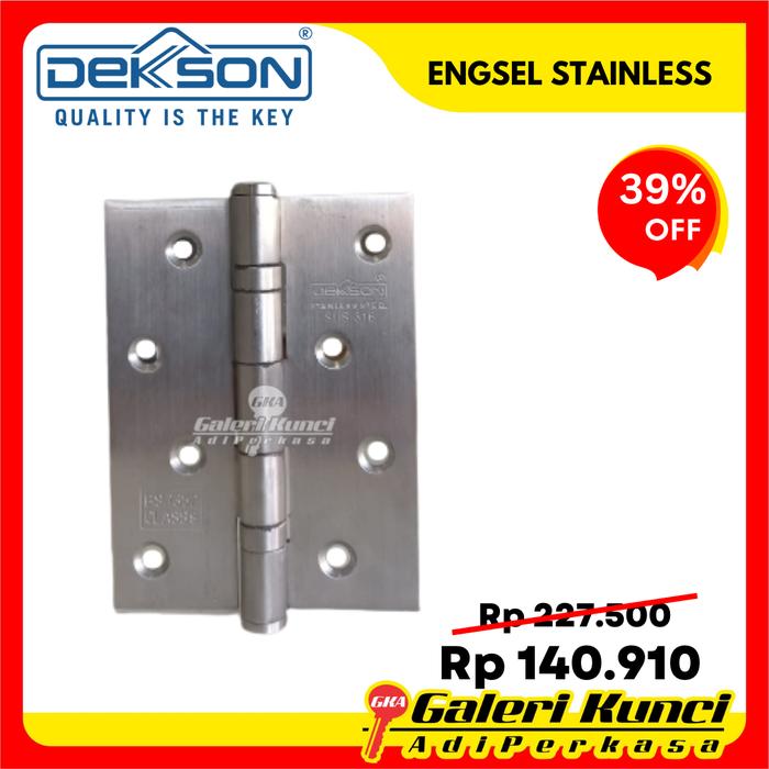 Jual Engsel Dekson/Dekkson NRP ESS 316 4X3X2MM 2BB SSS Engsel Pintu ...