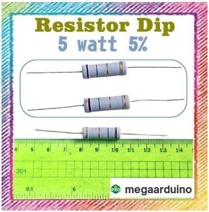 Jual Resistor Dip 120R 120 ohm 5W 120 R 5 watt 5% - Kota Semarang ...