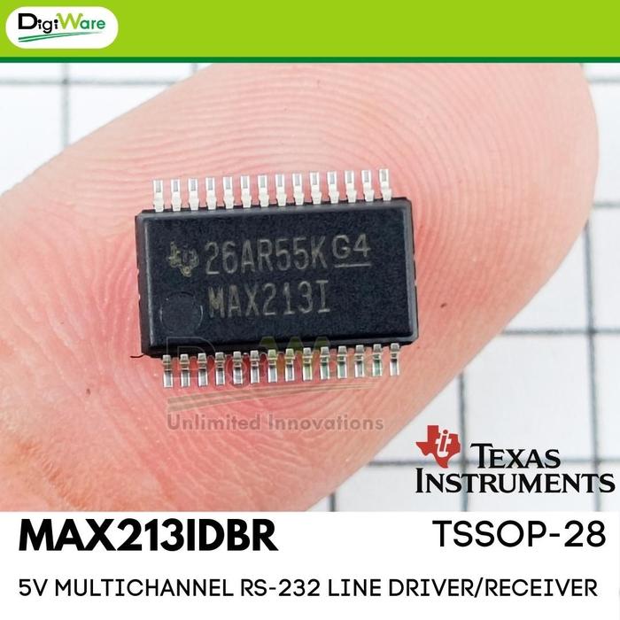 Jual MAX213IDBR MAX213 5V Multichannel RS232 Driver SMD TSSOP 28 Pin - Kota Surabaya - DigiWare ...