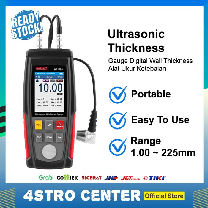 Jual Ultrasonic Thickness Gauge Digital Wall Thickness alat Ukur ...