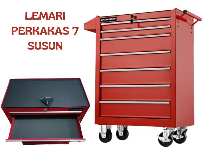Jual Lemari Perkakas 7 Susun/Toolbox Cabinet Trolley Roda - Jakarta ...