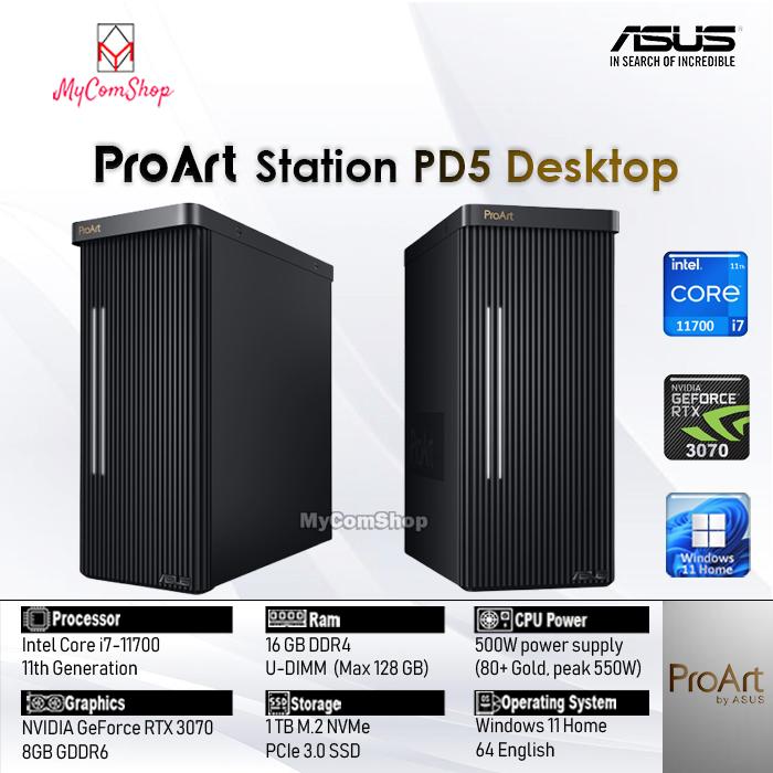 Jual ASUS PROART STATION DESKTOP PD5 i7-11700 16GB RAM 1TB SSD RTX 3070 ...