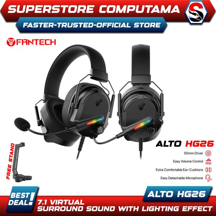 Promo Fantech ALTO 7.1 HG26 RGB Headset Gaming Multiplatform - Jakarta ...