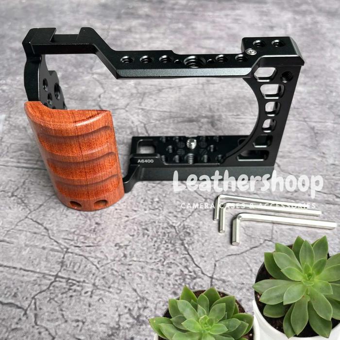 Jual Cage Rig Sony A6000 A6100 6300 6400 6500 Bracket Wood & Metal ...